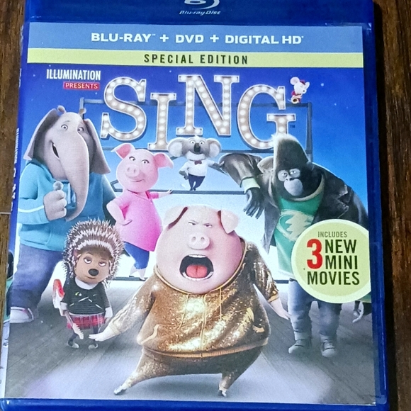 Illumination | Media | Sing Special Edition On Bluray Dvd | Poshmark